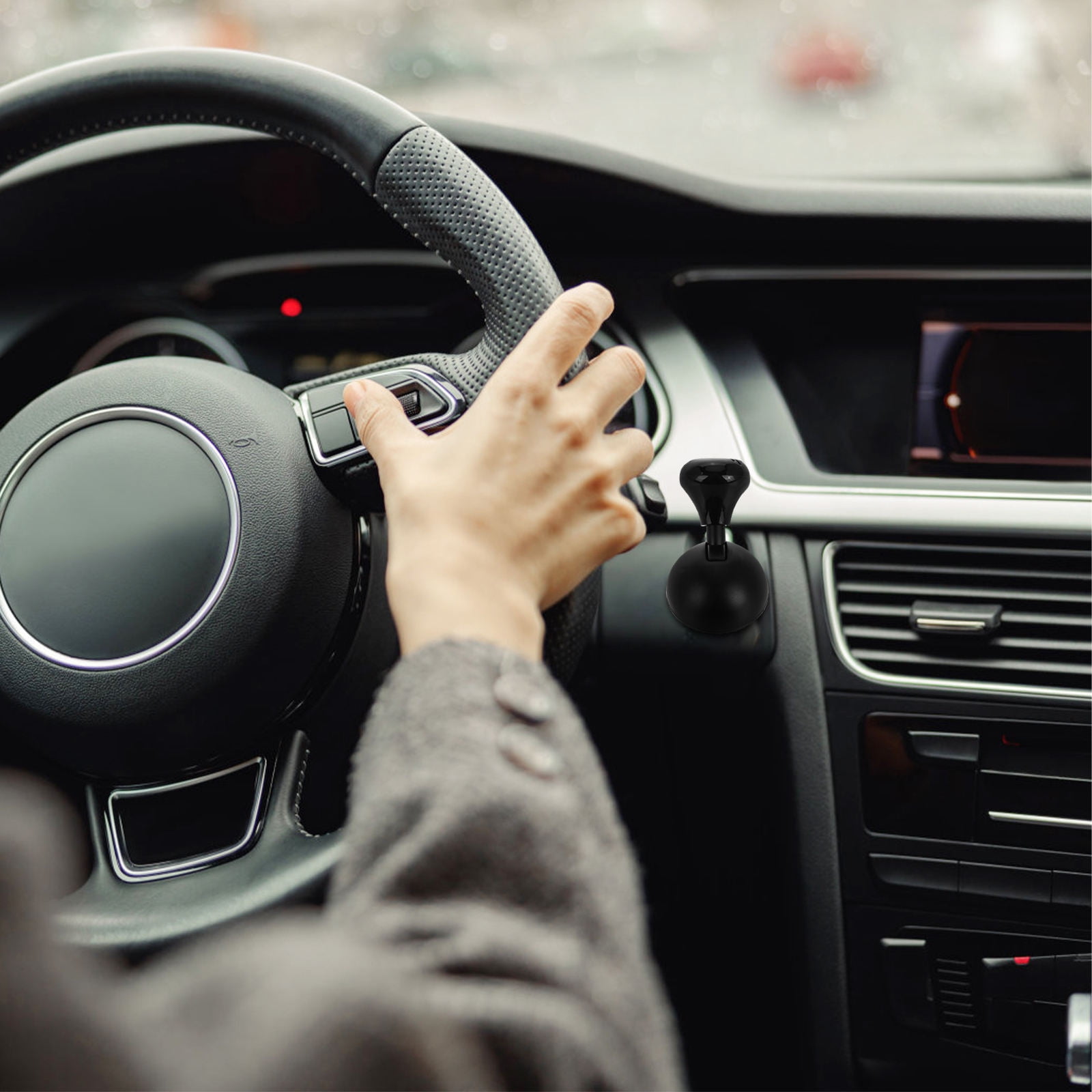 UPGRATOR 1Set Car Joystick Push Start Button Pc Material Black Color ...