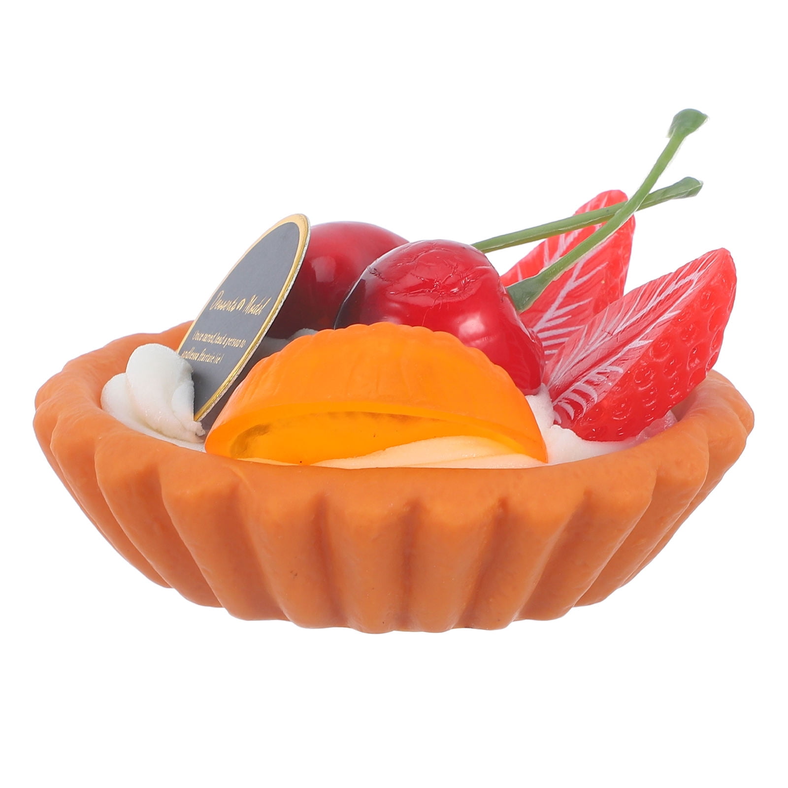 UPGRATOR 1 Set Realistic Tart Model Round PVC for Bakery Display Food ...