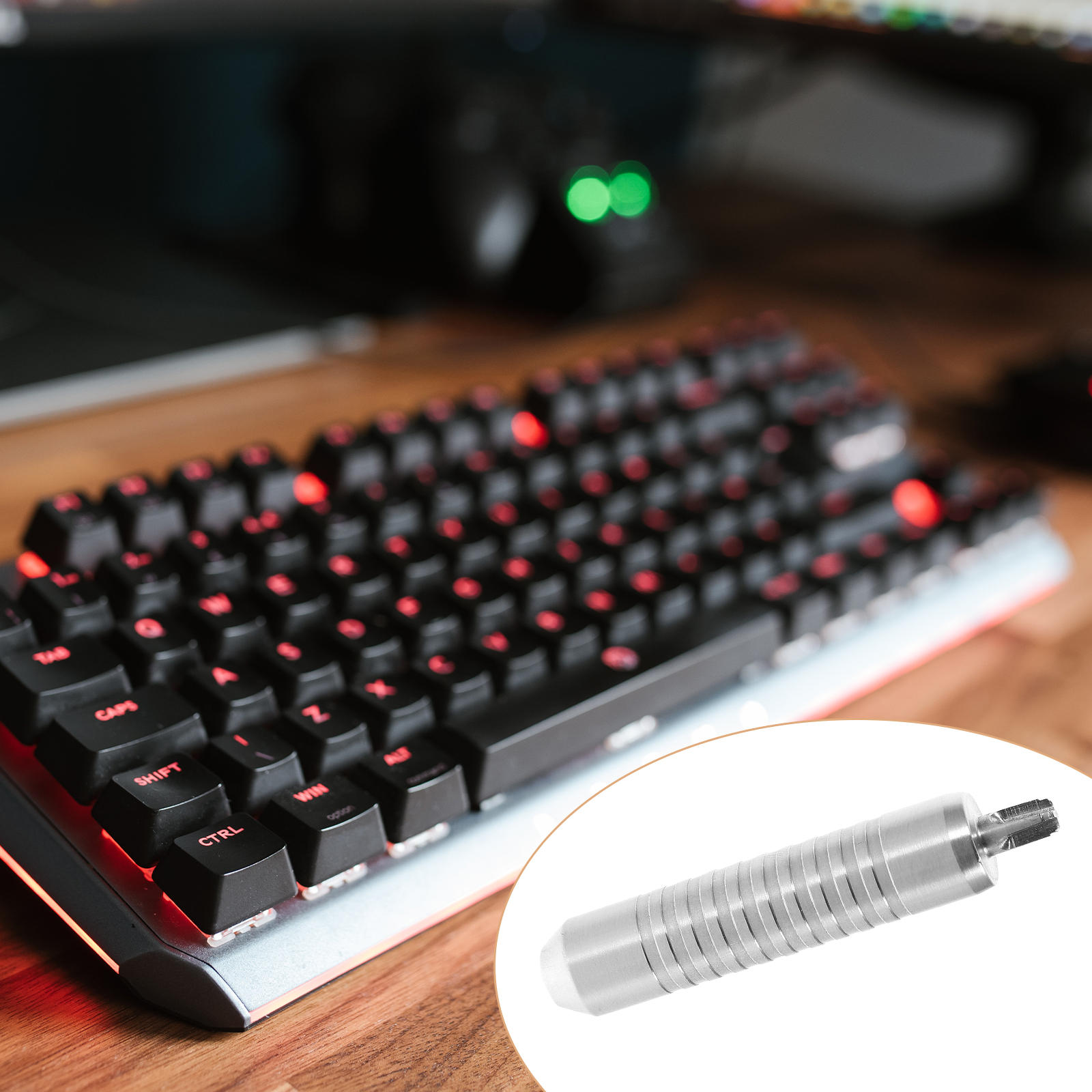 UPGRATOR 1Set Silver Metal Keycap Puller Set for Adjusting Mechanical ...