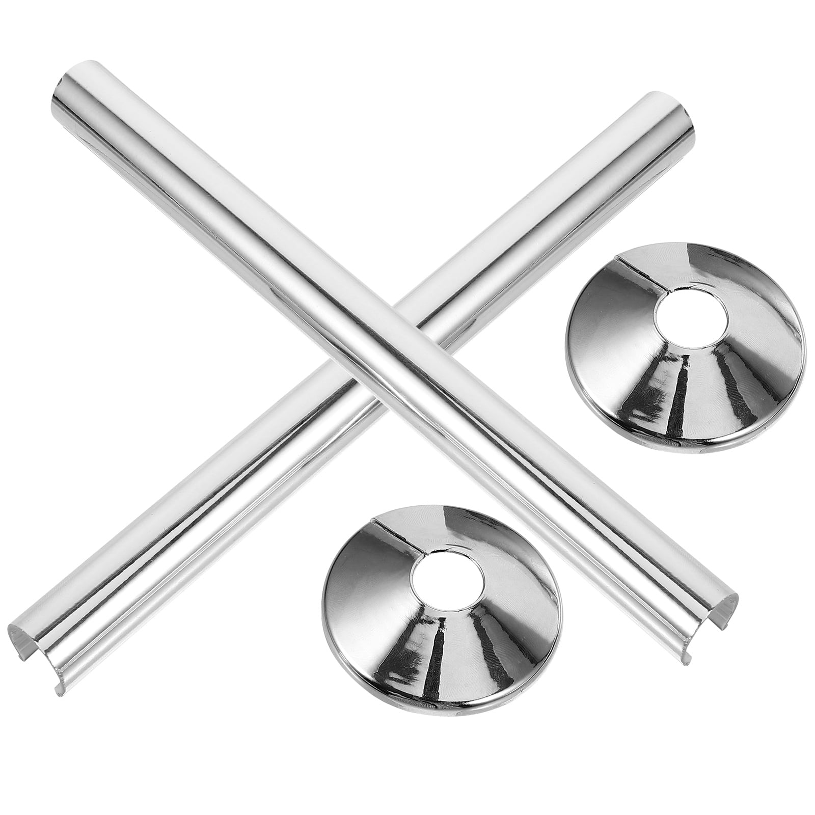 UPGRATOR 2 Sets Round Pipes Radiator Pipe Covers Sleeve for Heat ...
