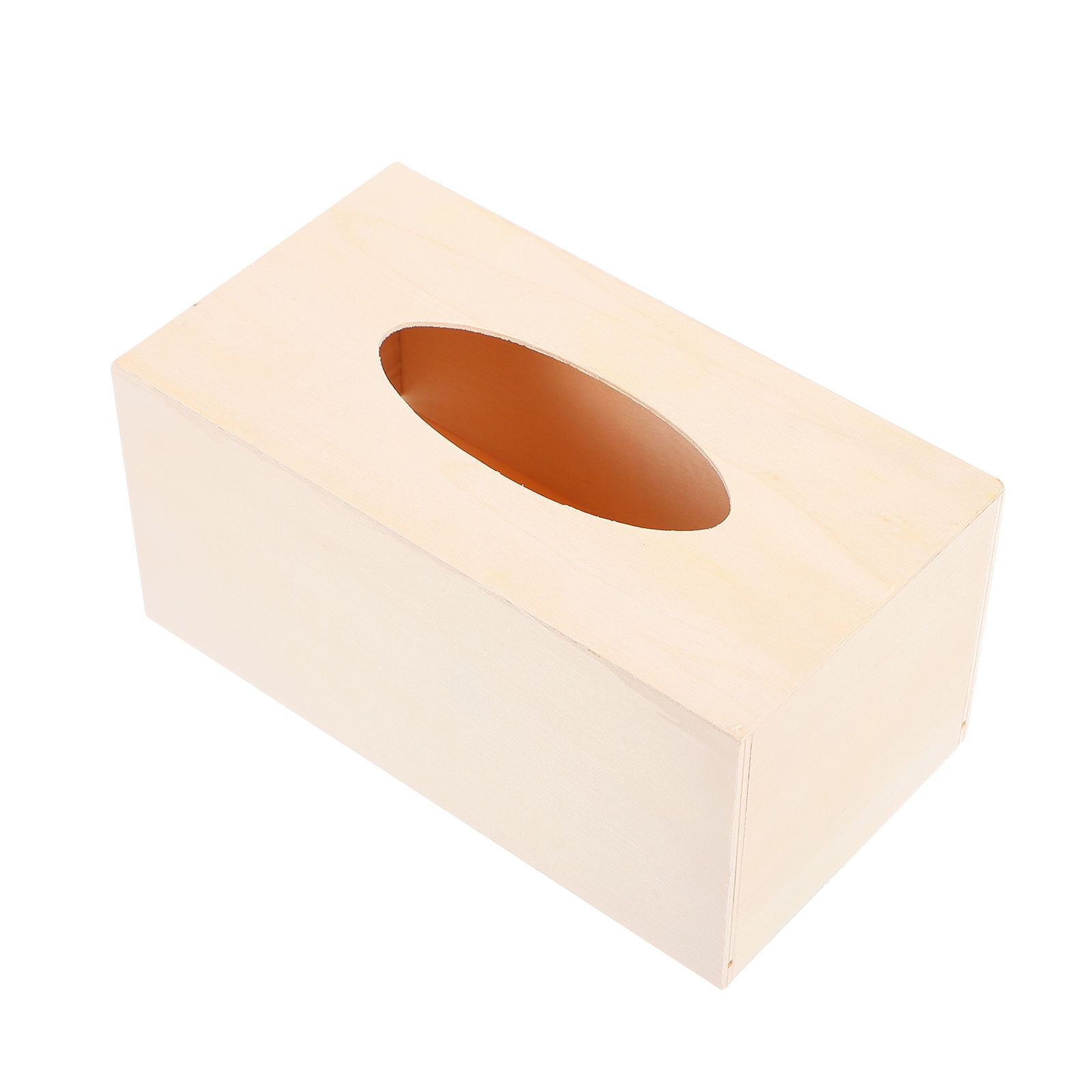 UPGRATOR 2Pcs Creative Tissue Box Diy Wooden Napkin Box Khaki For Kids ...