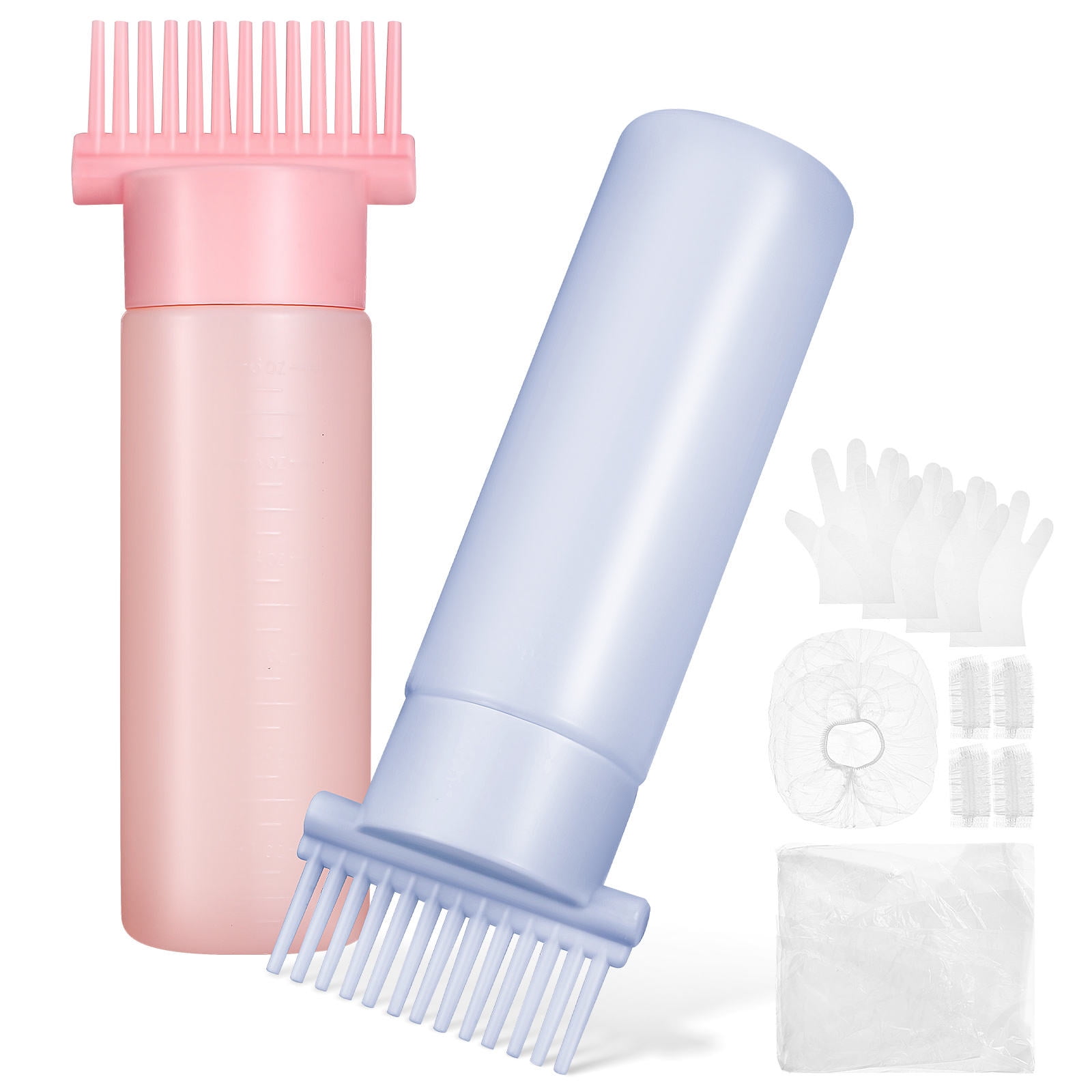 UPGRATOR 2Pcs Hair Comb Bottles Applicator Bottle For Hair Dyeing ...