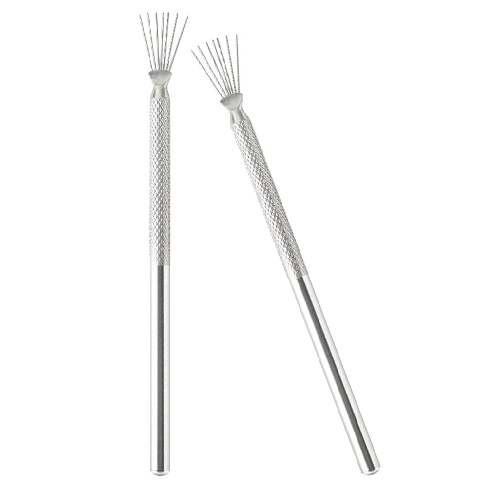 UPGRATOR 2Pcs Pottery Texture Tool for Clay Sculpting with Stainless ...