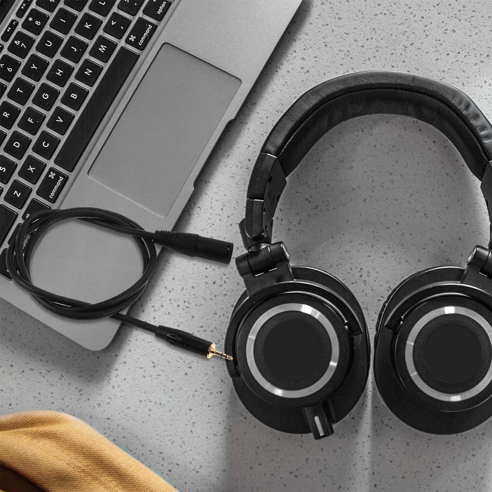 UPGRATOR 2Pcs Right Angle to Xlr 3 Pin Audio Jack Splitter for ...