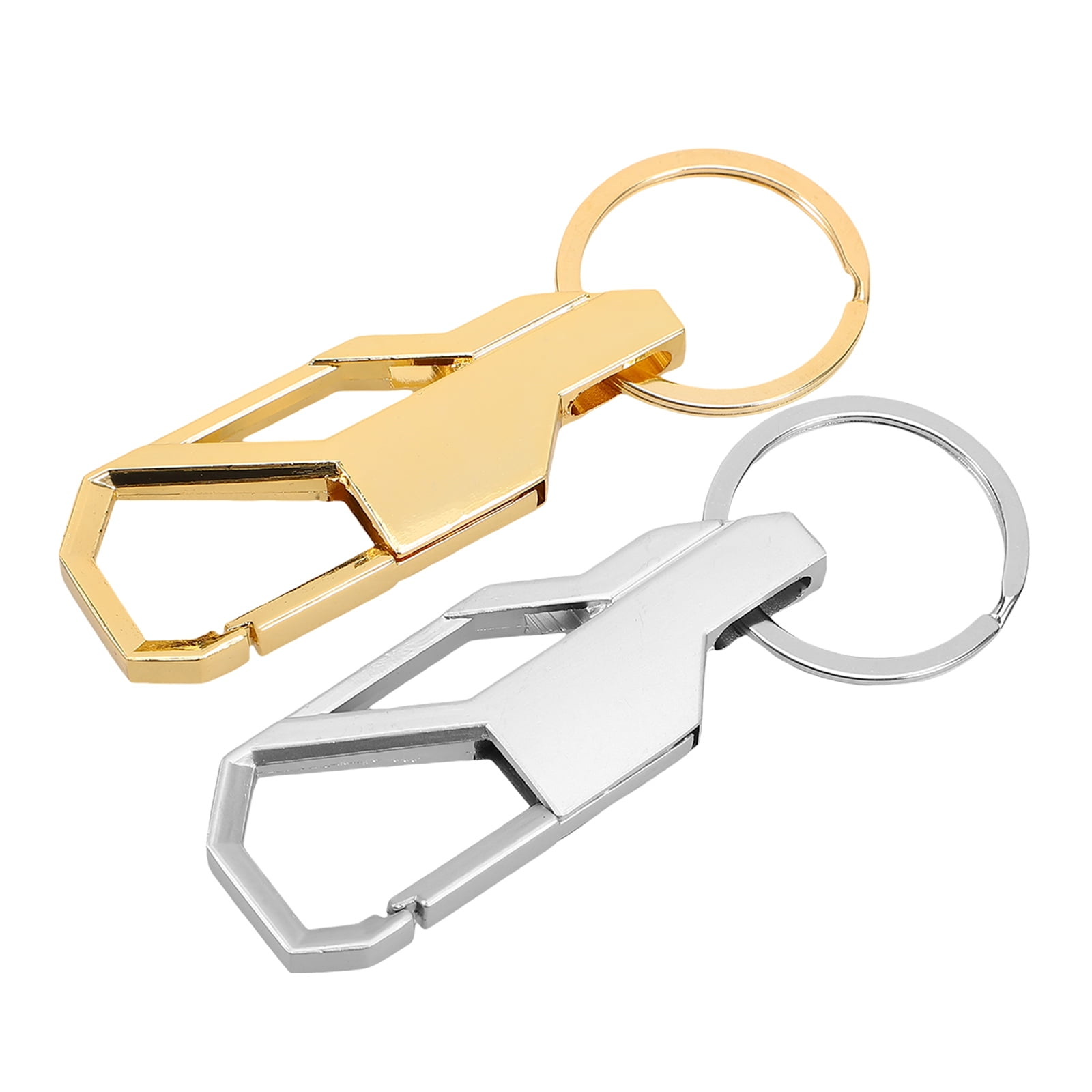 UPGRATOR 2-Pack Golden and Car Keychain Holders for Men, Stylish Design ...