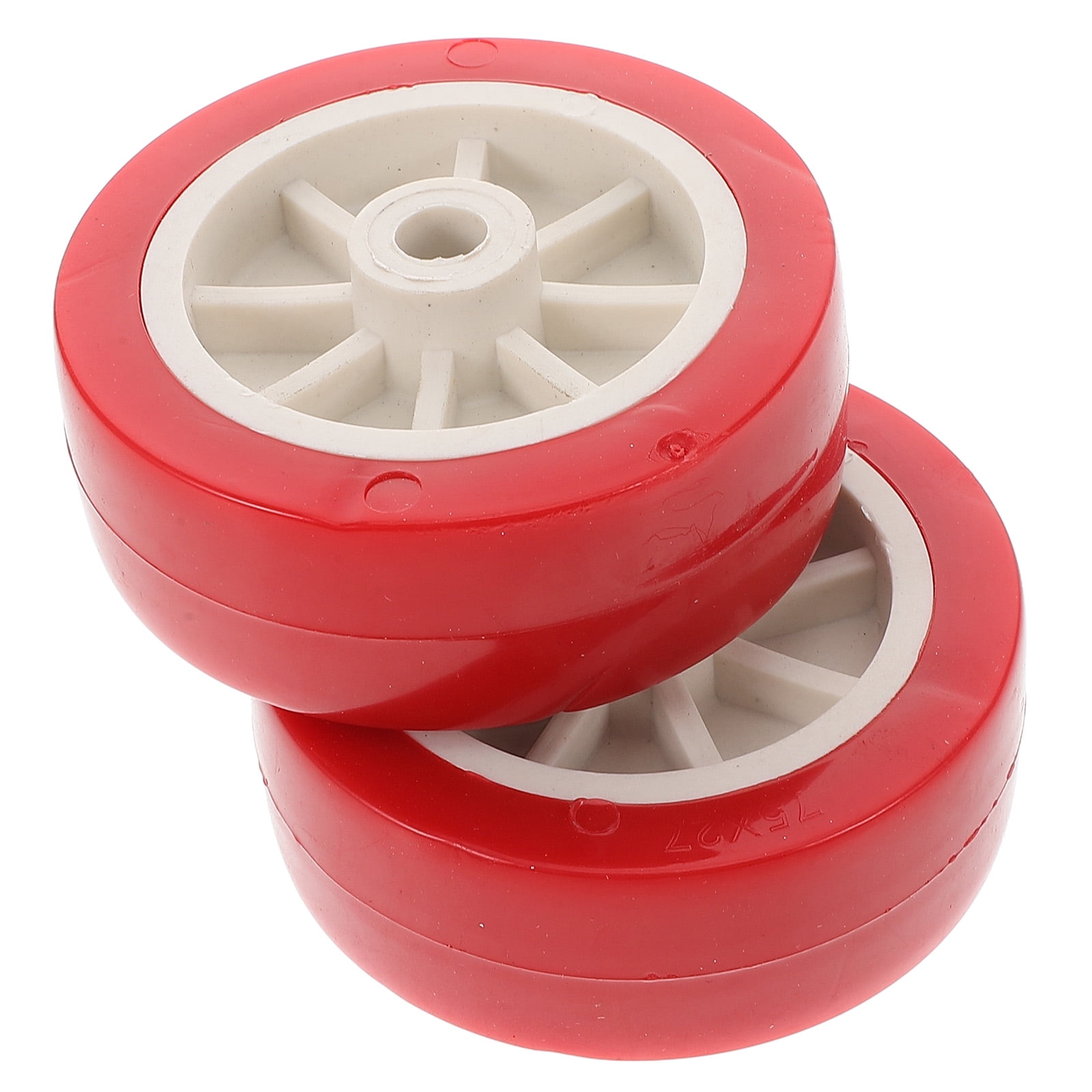 UPGRATOR 2-Pack Red Metal Caster Wheels for Motorcycle Lift Table ...