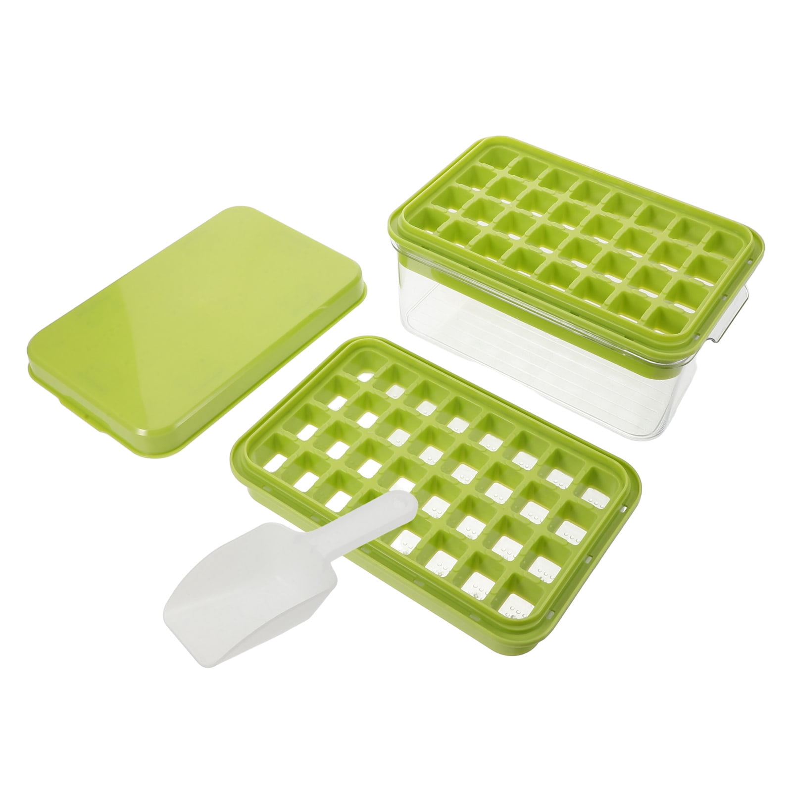 UPGRATOR 32Pack Cube Trays for Freezer with Lid for Chilled Delicacies ...