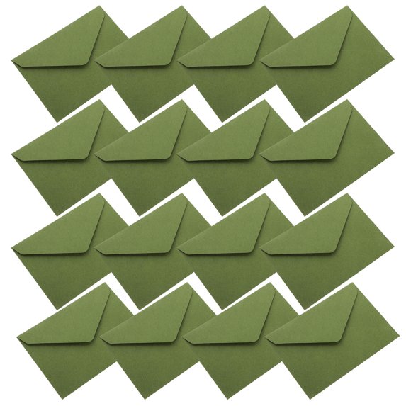 UPGRATOR 40Pcs Green Triangle Envelopes for Wedding Invitation Letters ...