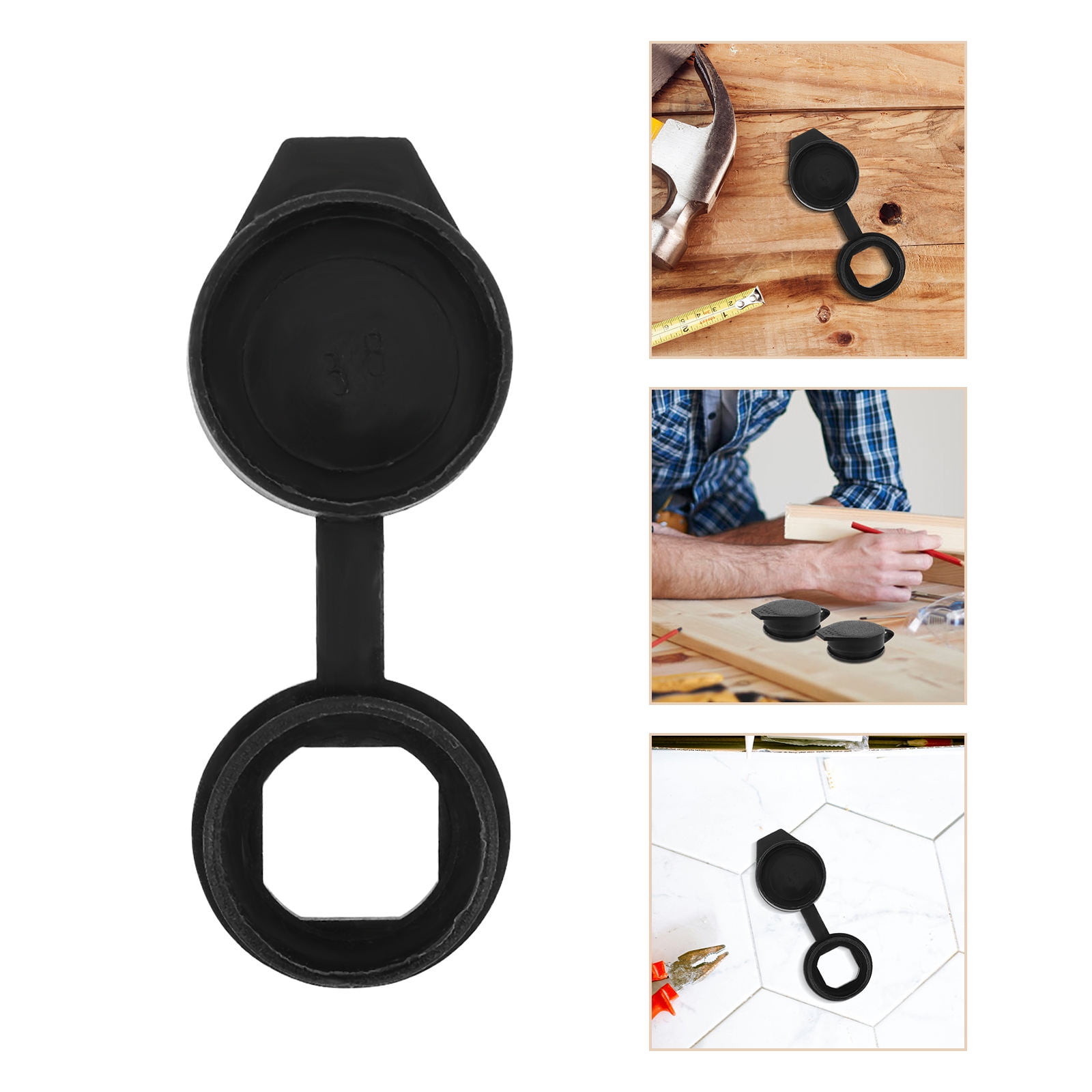 UPGRATOR 4Pcs Trash Can Lid Lock Triangular Weatherproof for Network ...