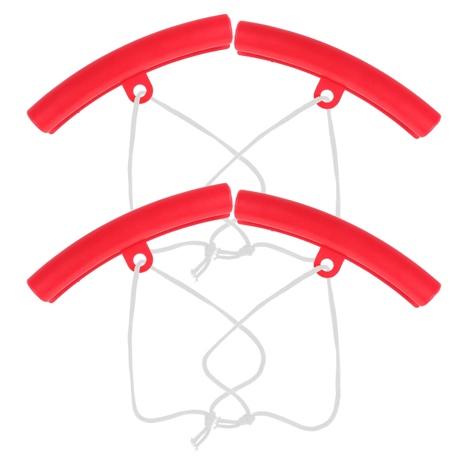 UPGRATOR 4Set Red Plastic Rim Protector Ring for Car and Motorcycle ...