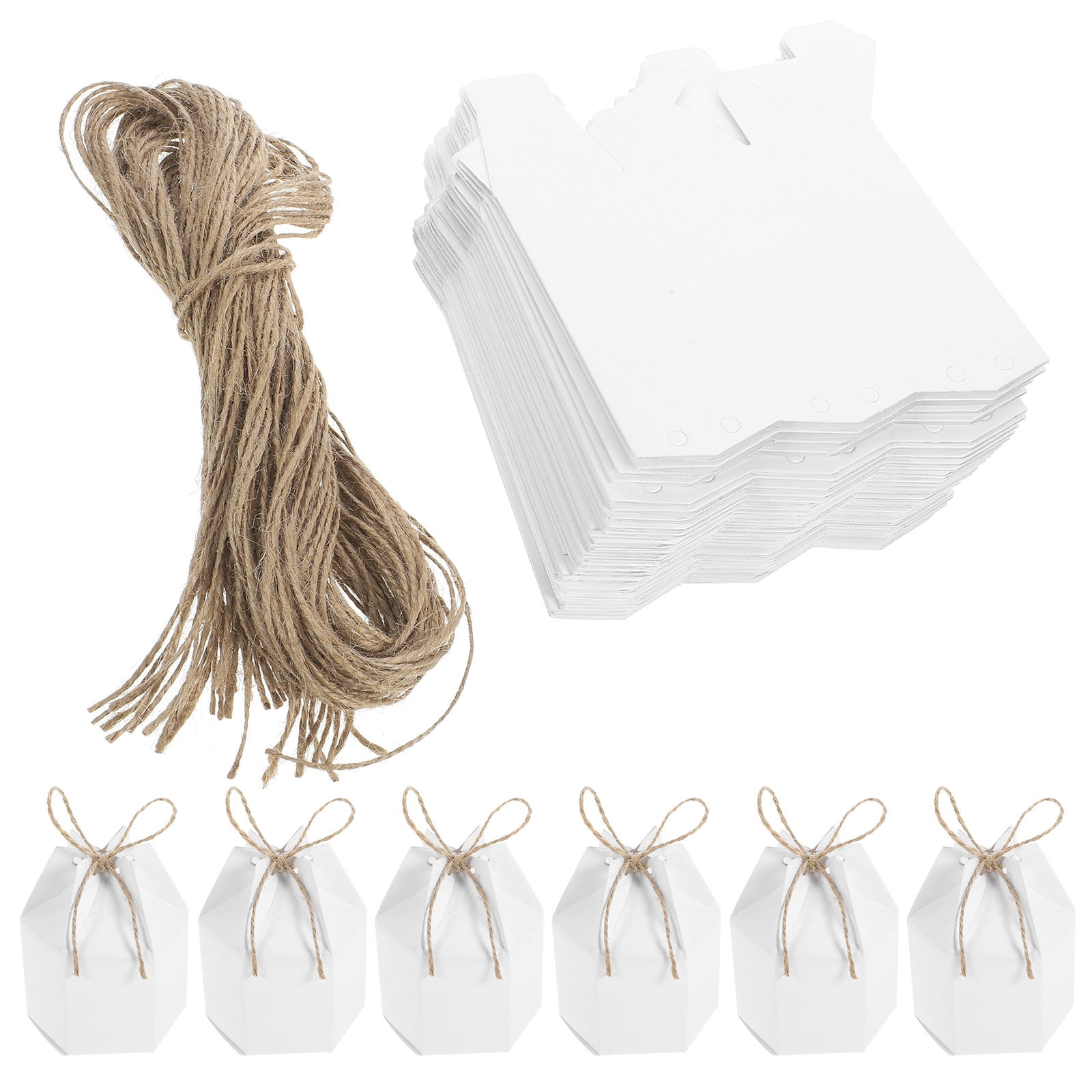 UPGRATOR 50Pcs Wedding Favours Boxes for Guests Hosts Family Friends ...