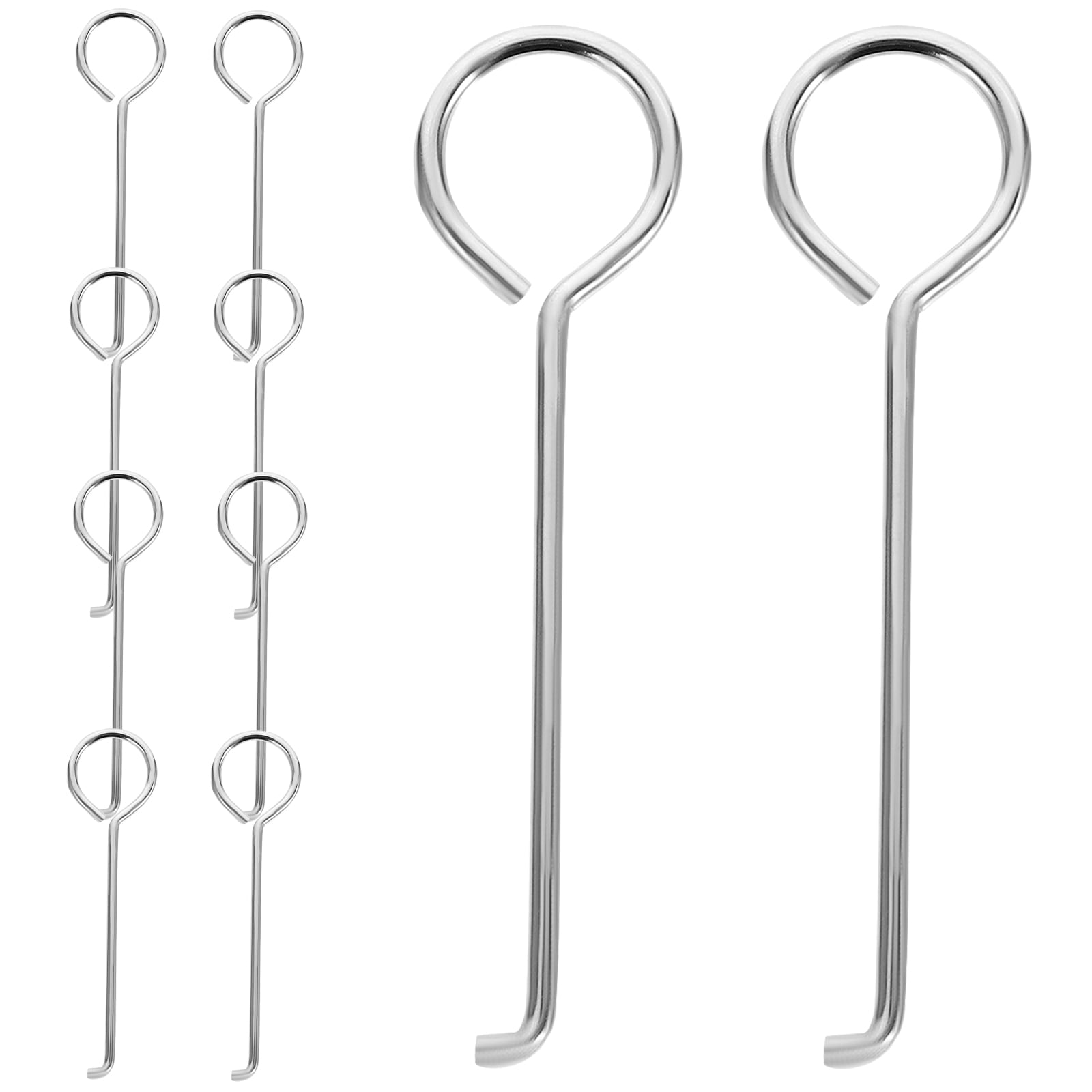 UPGRATOR 50Set Stainless Steel Hooks for Drain Cover Removal Tool ...