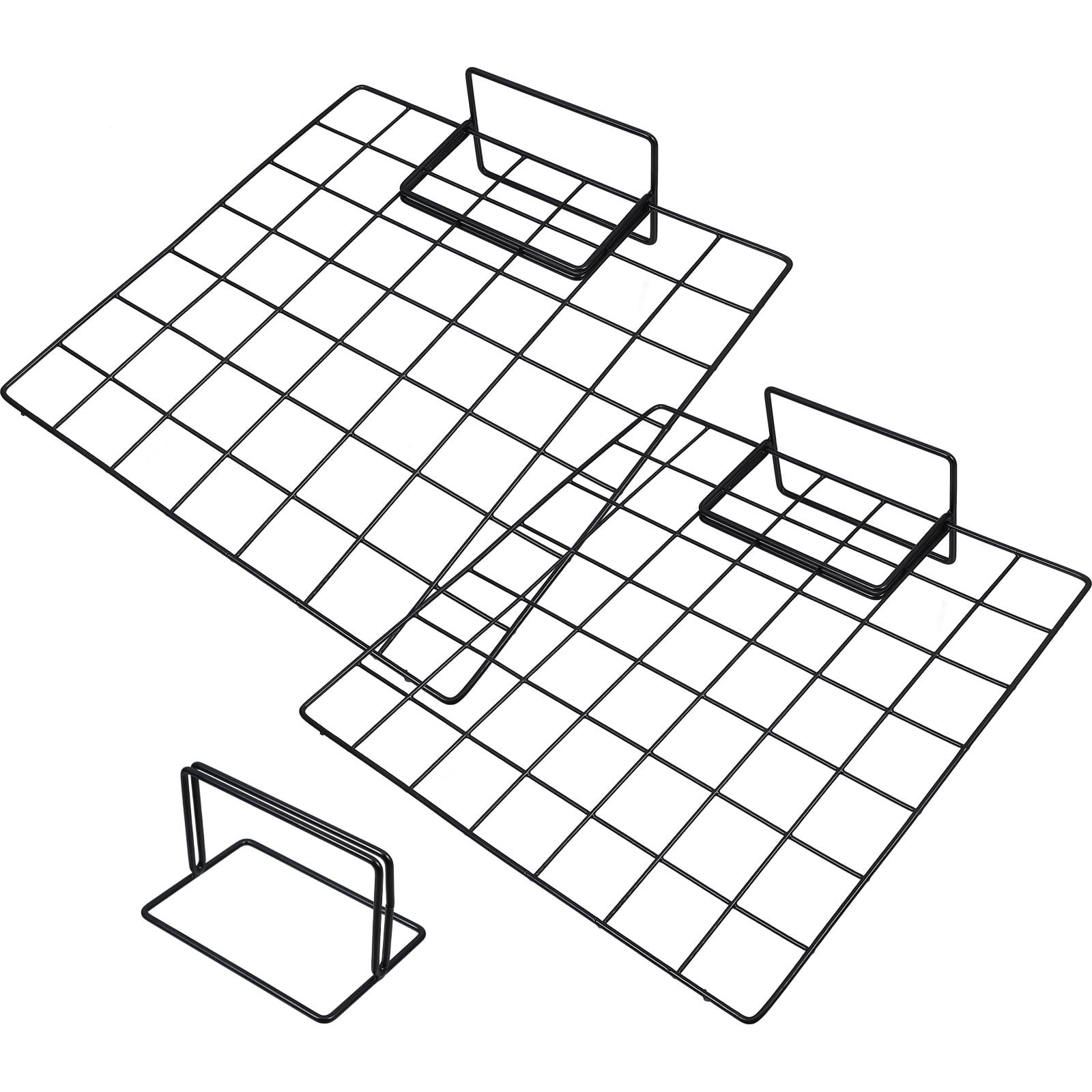 UPGRATOR 5Set Metal Grid Display Rack for Photo Wall Display Modern ...