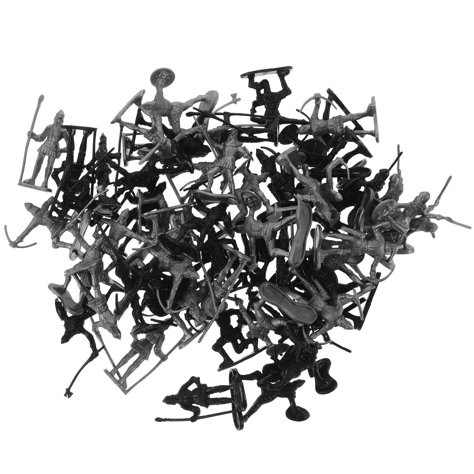 UPGRATOR 60Pcs Miniature Army Men for Historical Reenactment and ...