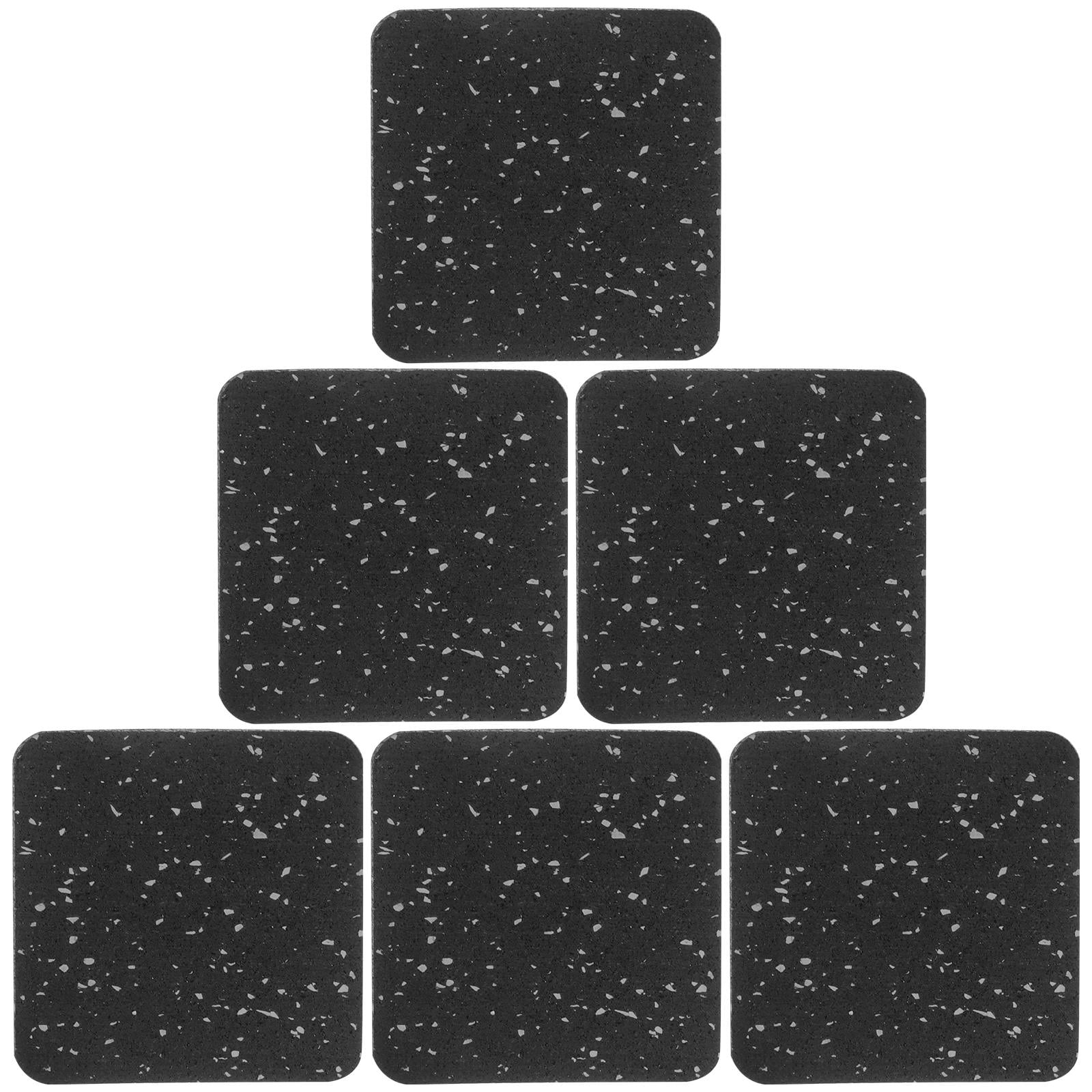 UPGRATOR 6-Pack Rubber Treadmill Mats Gym Flooring Squares for Exercise ...