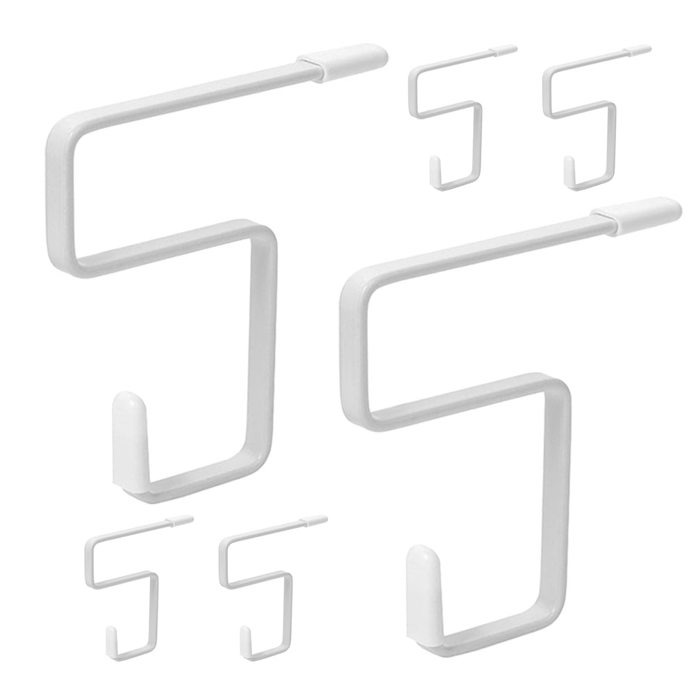 UPGRATOR 6Pcs Desk Hanger Sleek Iron Hanging Bags No Drill Installation ...