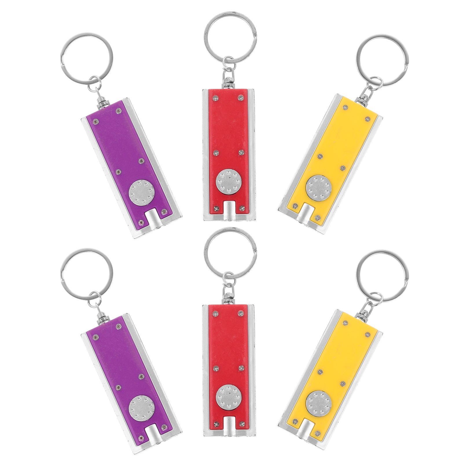 UPGRATOR 6Pcs Flashlight Keychain Holder Small Flashlight Keychain For ...