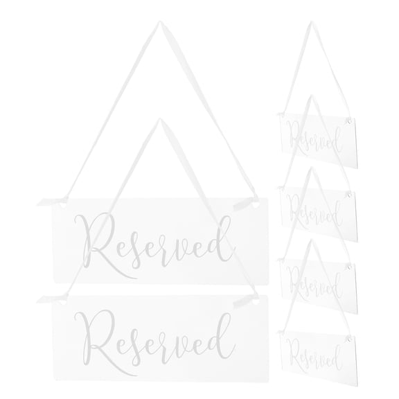 Reserved Signs Chairs