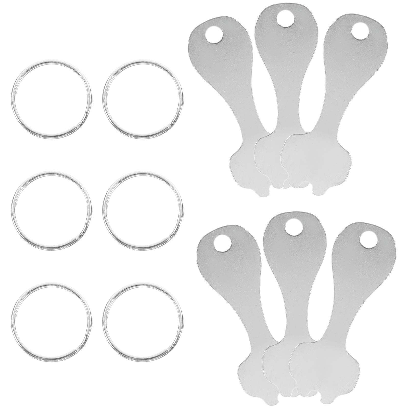 UPGRATOR 6Pcs Shopping Trolley Token Key Chains for Keys and Daily Use ...