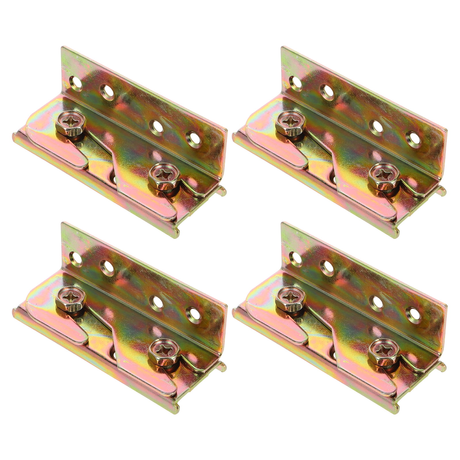 UPGRATOR Bed Hinge 4Pcs Heavy Duty Bed Frame Hardware For Headboards ...