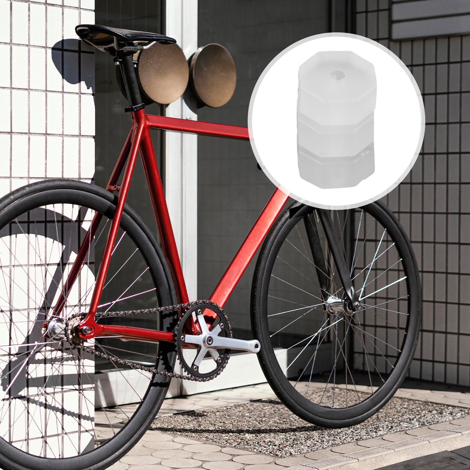 UPGRATOR Bike Brake Cable Protector 50Pcs Transparent Silicone for Mountain and Road Bikes 1 ...