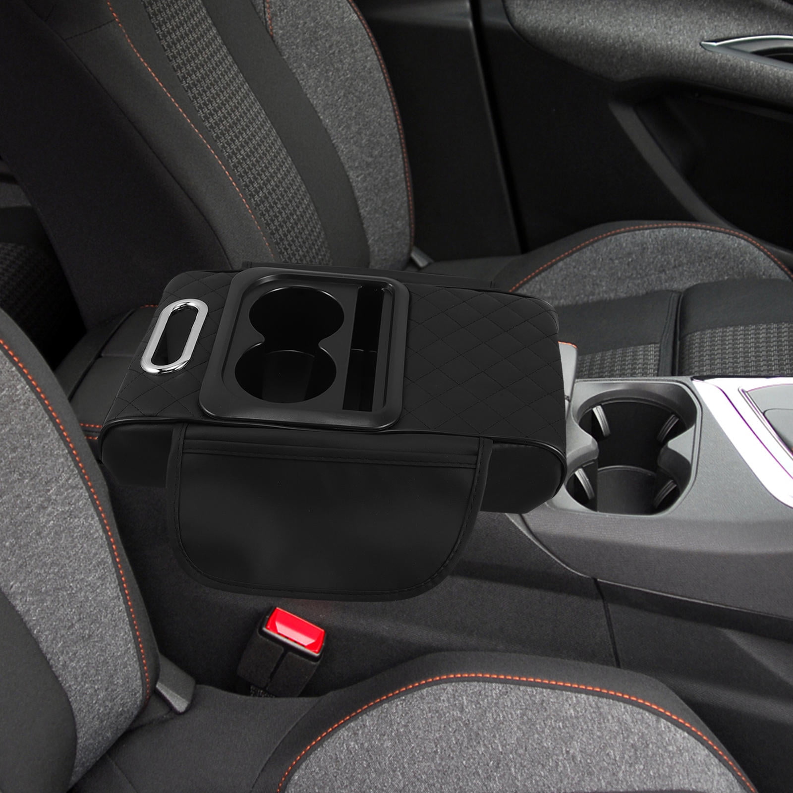 UPGRATOR Car Armrest Box Pad 1Pack Rectangular Shape with Pu Leather ...