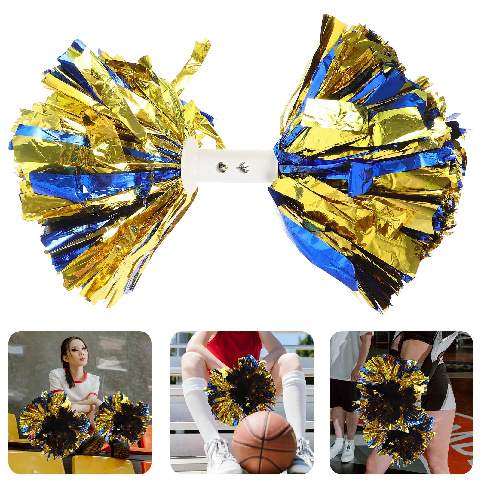 UPGRATOR Cheerleading Pom Cheer Accessories Metal Material Blue and ...