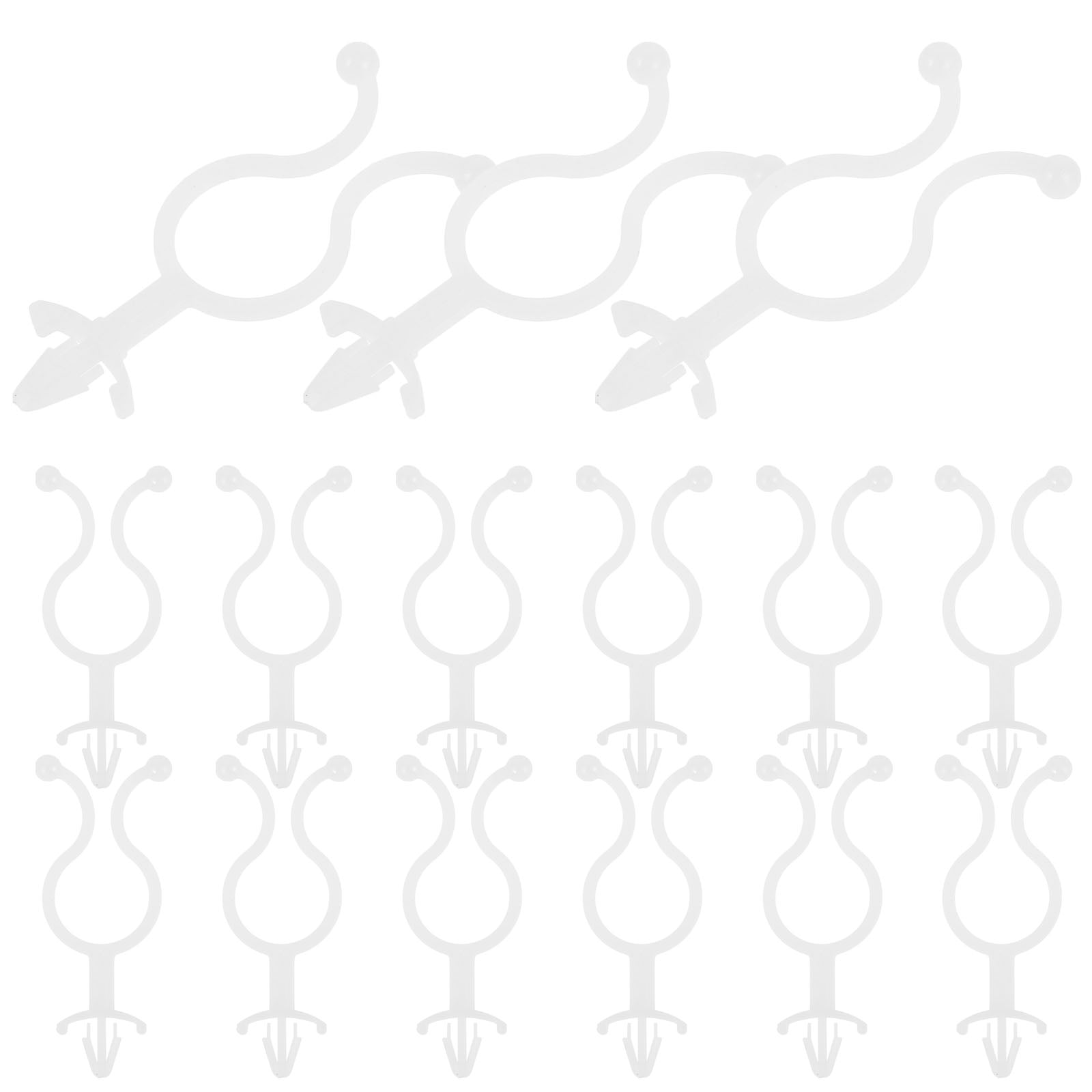 UPGRATOR 100-Pack Nylon Cable Clamps Wire Clips for Secure Wire Fixing ...