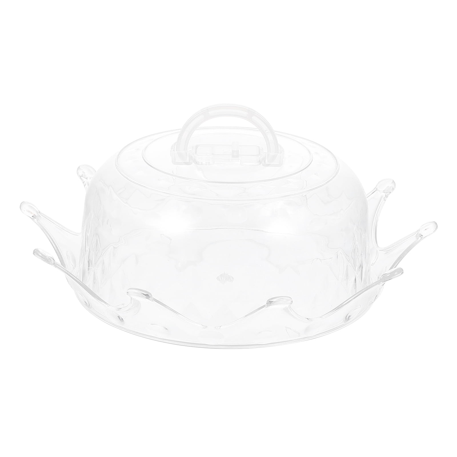 UPGRATOR Covered Cake Stand Transparent Plastic Food Display 1 Set 11 ...