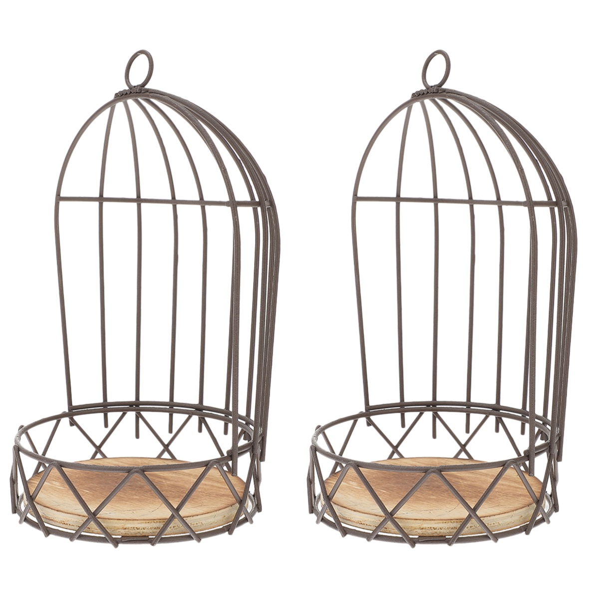 UPGRATOR Decorative Birdcage Multi Color Balcony 2Pack 9.43x4.72x4.72in ...