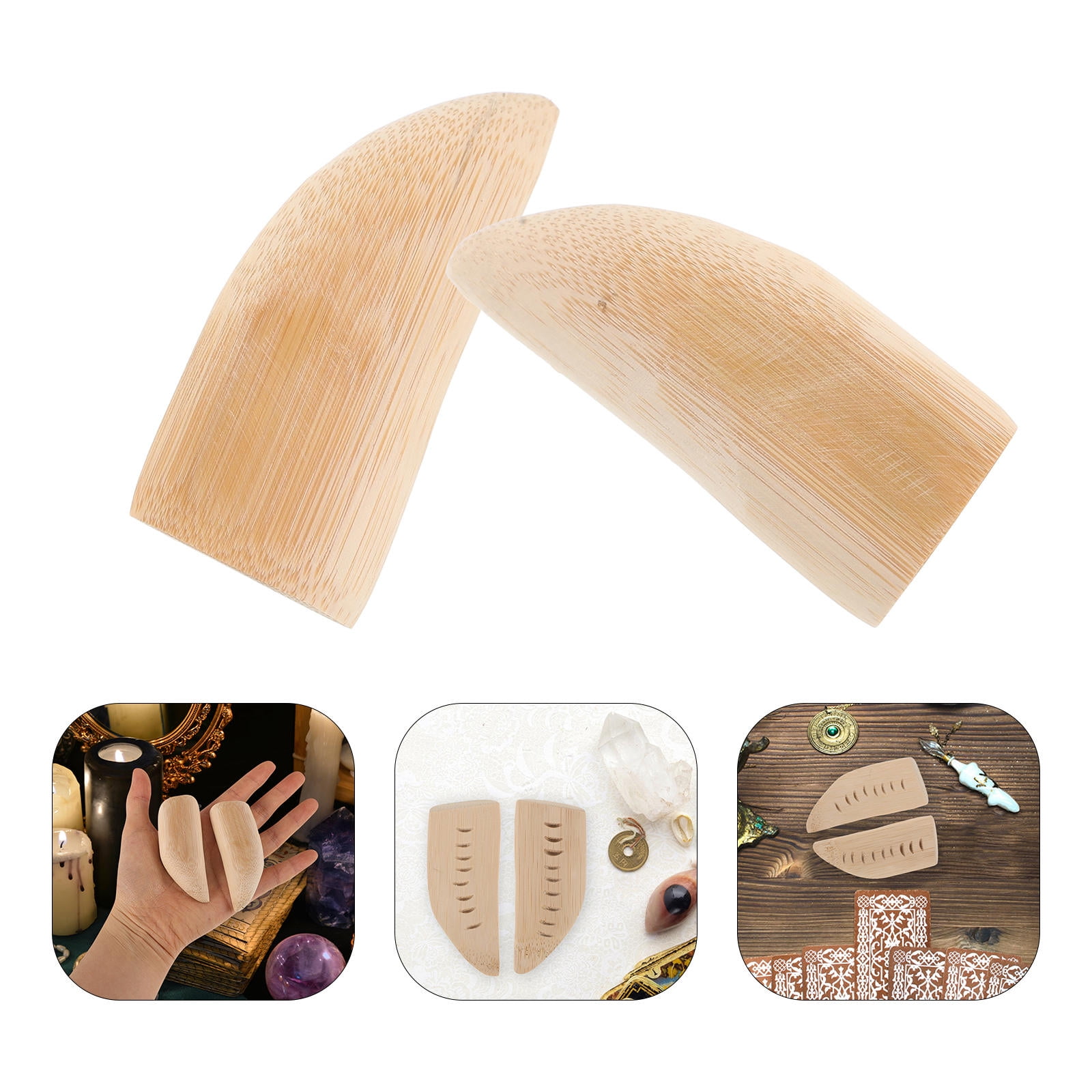 UPGRATOR Divination Cup 2Set for Adults Bamboo Chinese Divination Tool ...