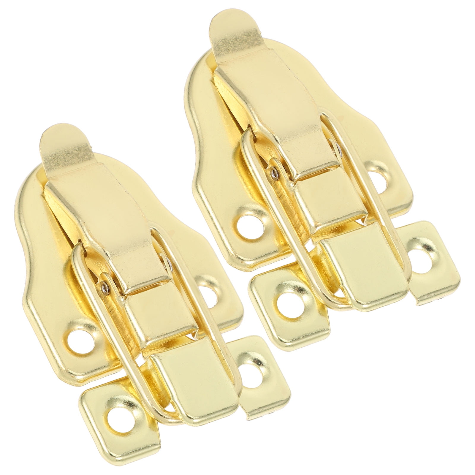UPGRATOR Duck Billed Hasp Latch Golden 2Pcs for Chest Locks and Latches ...