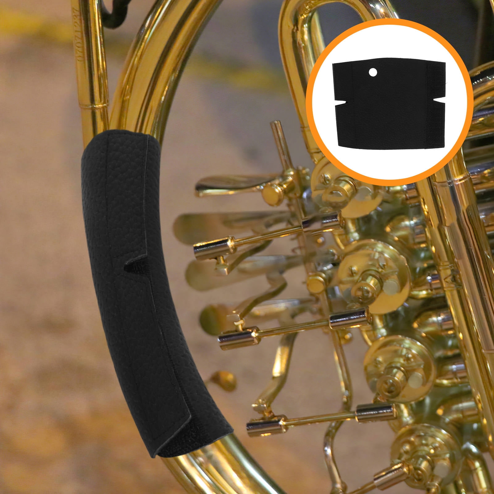 UPGRATOR Fake Leather French Horn Wrap 1Set Sleek Design for Hand ...