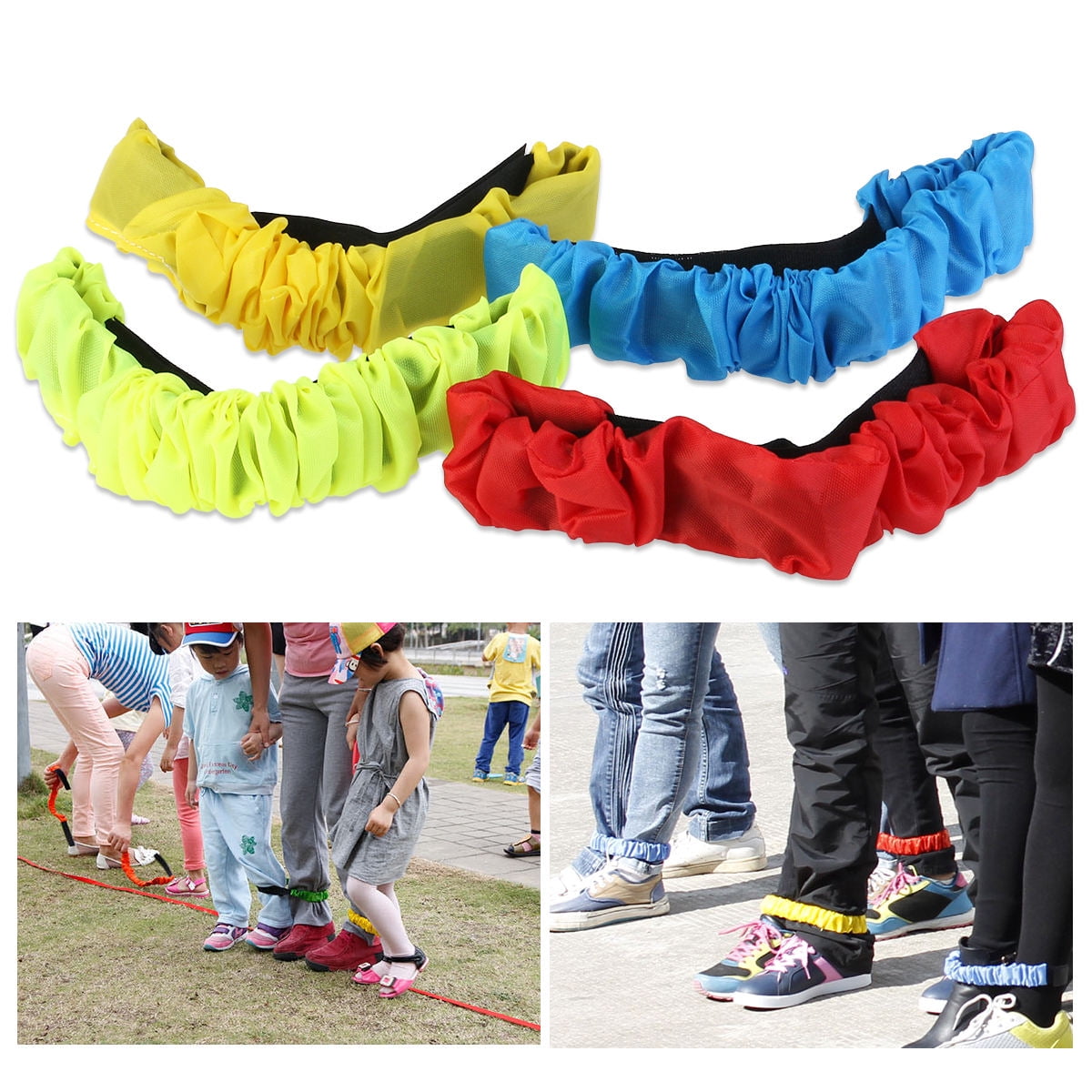 UPGRATOR Green Elastic Tie Rope 4Pcs 50cm Circumference for Three ...