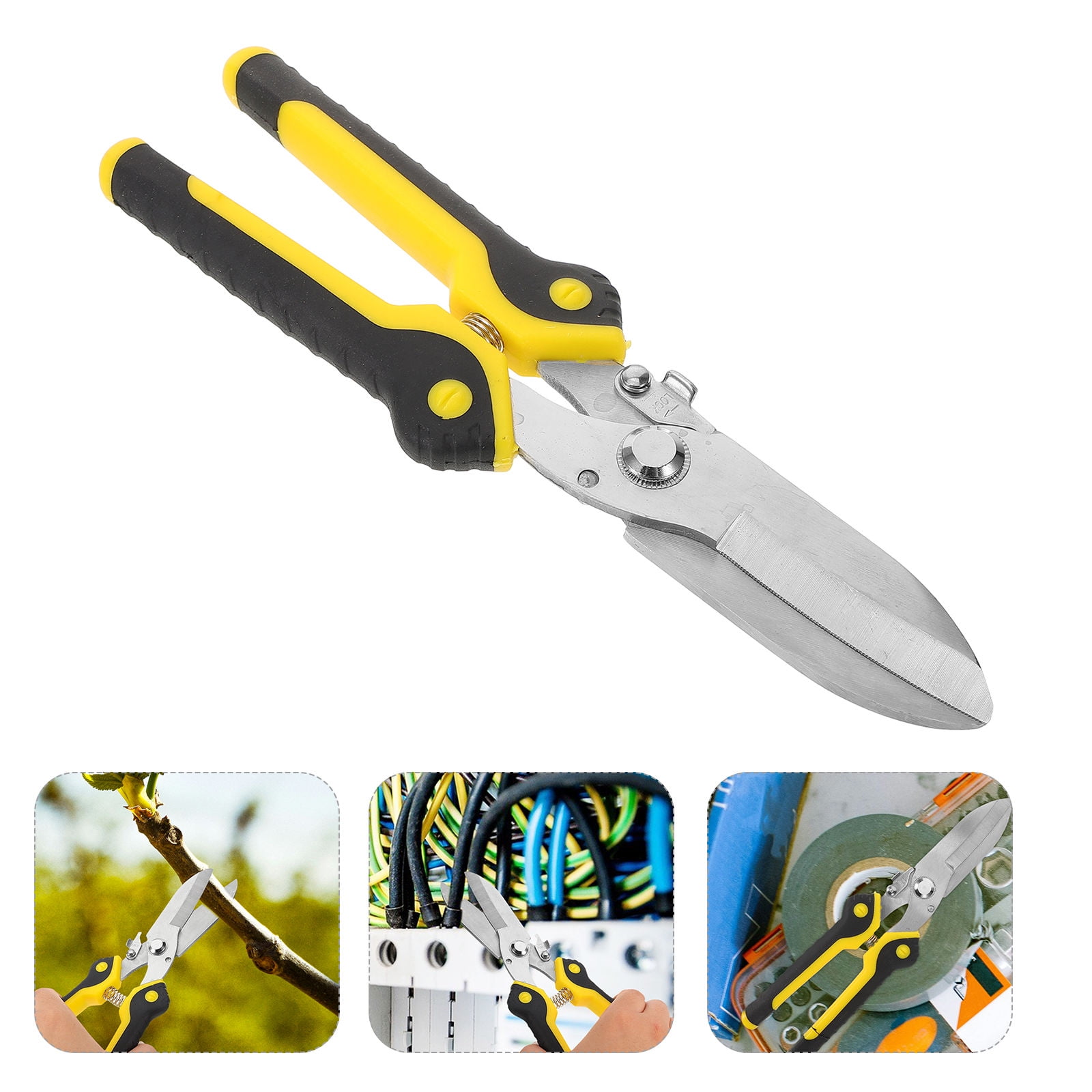 UPGRATOR Multi Tin Metal Cutter 1Set with Sheet Metal Plate Shear for ...