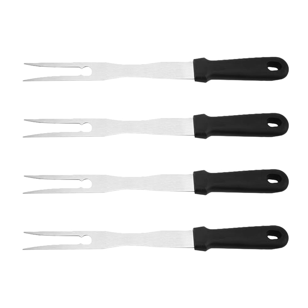 UPGRATOR Outdoor Grill Fork Stainless Steel Adults Barbecue 4Pcs Long ...