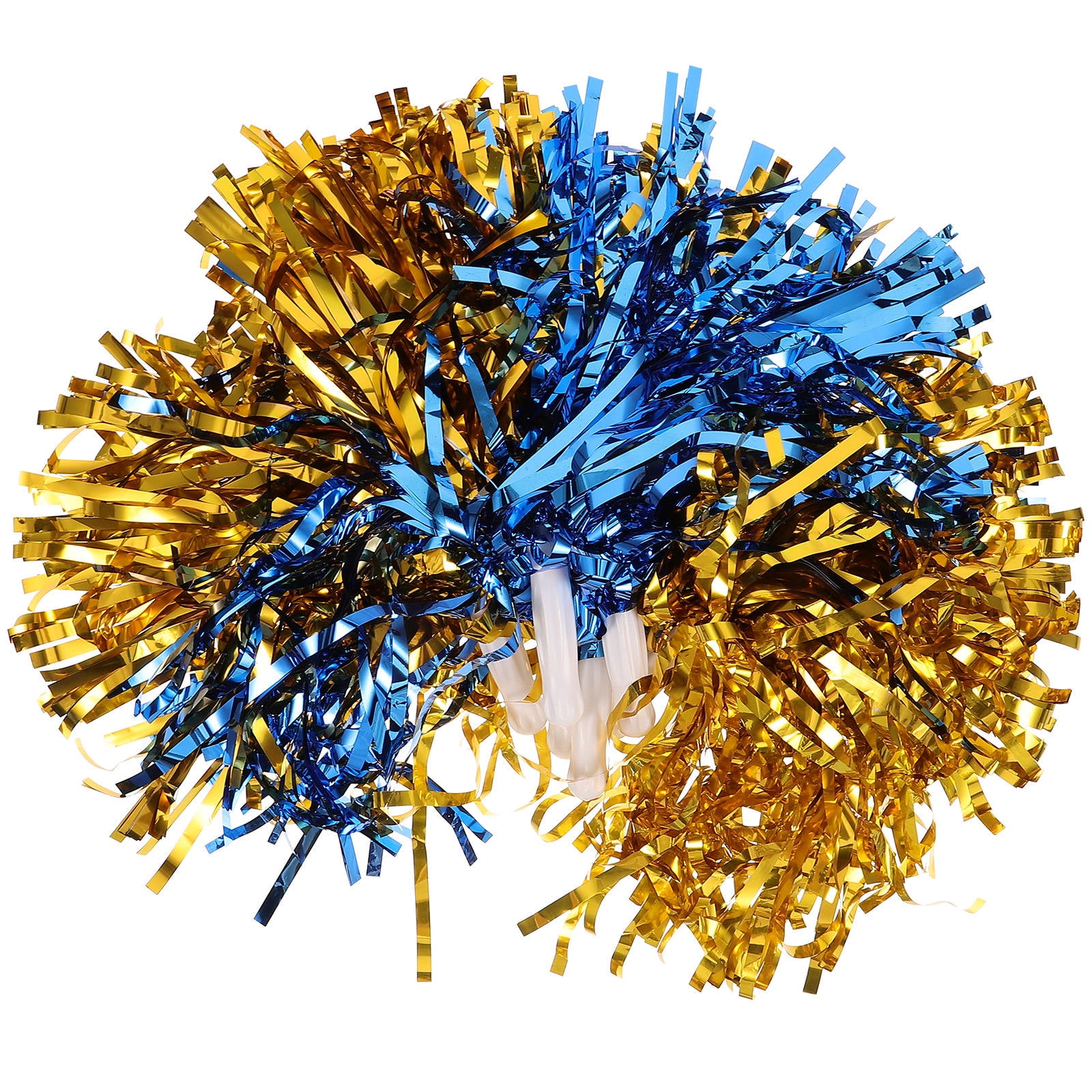 DEEPCRAFF Cheerleaders Pompoms Gold Pet 12-Pcs for Cheering d - Walmart.com