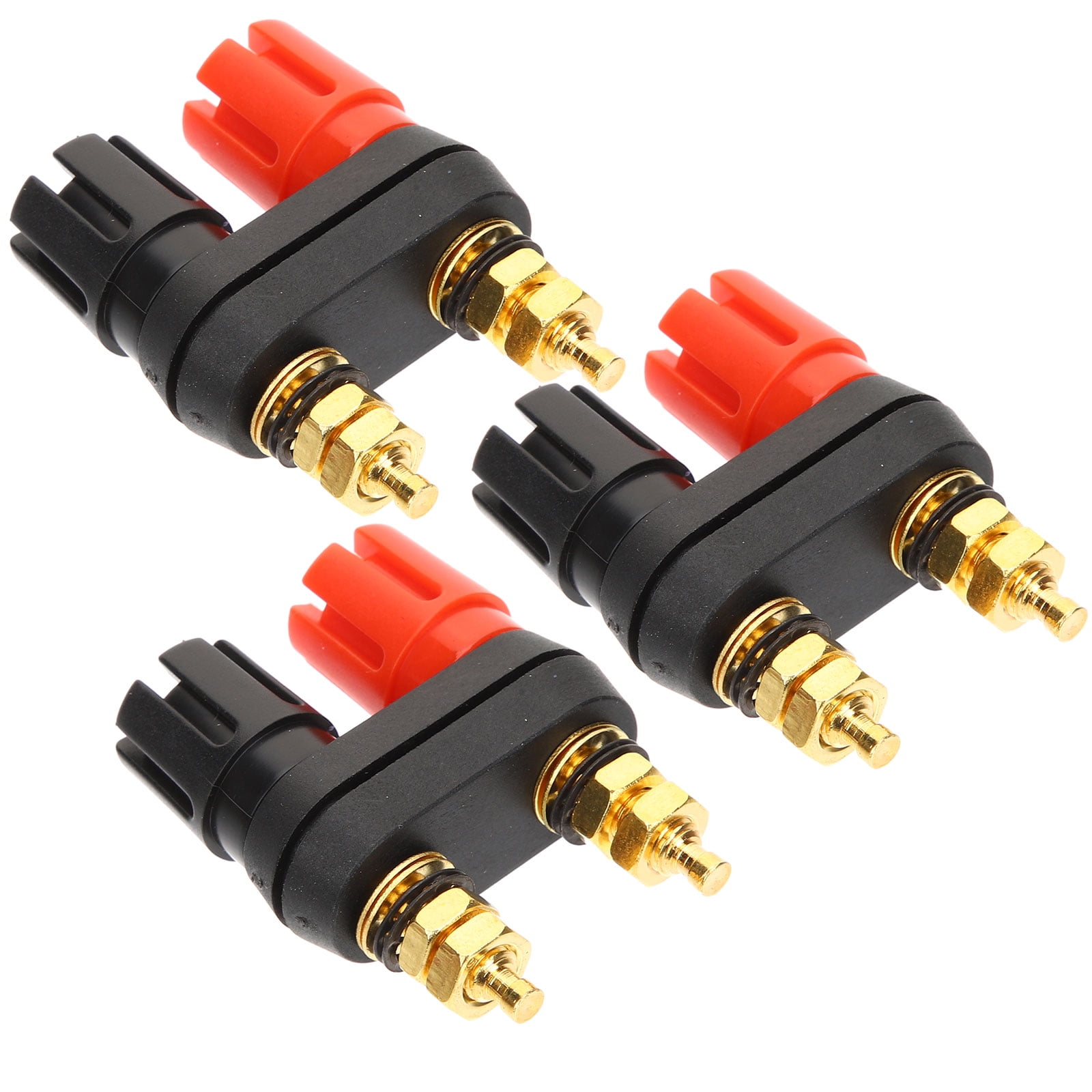 UPGRATOR Speaker Terminal Connector 3Pcs Round Column Shape for Audio ...