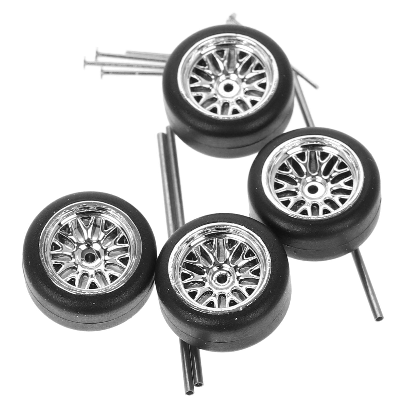 UPGRATOR Toy Wheels and Tires Set - Sleek Design for Car Modification ...