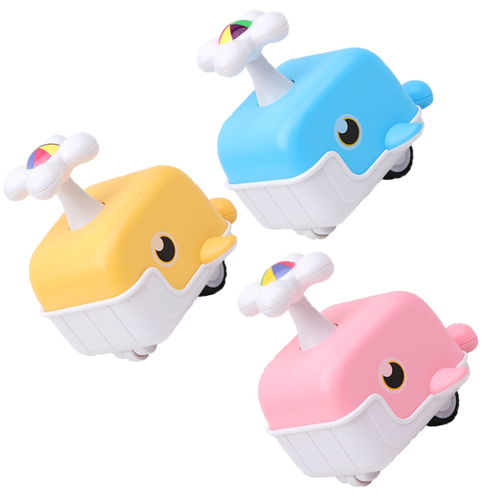 UPGRATOR Whale Pressing Car Set of 3 for Kids - Inertia Sliding Toy for ...