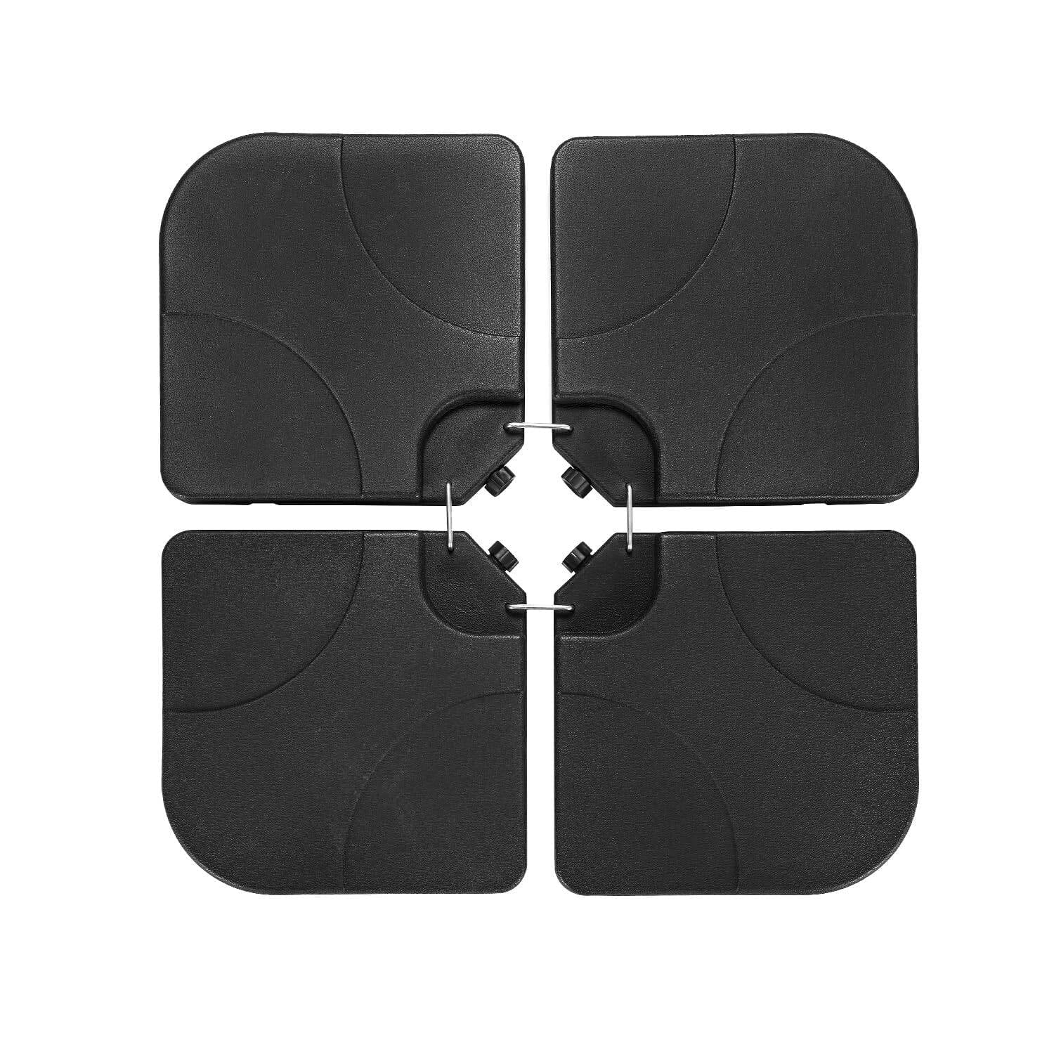 UPHYB 265lb Capacity 4-Piece Cantilever Offset Patio Umbrella Base ...