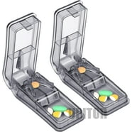 Equate Pill Cutter with Safety Shield and Magnifier, Plastic - Walmart.com