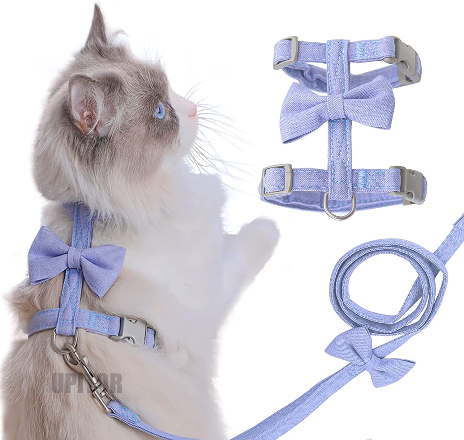 UPITOR Escape Proof Cat Harness and Leash Set - Lightweight and ...