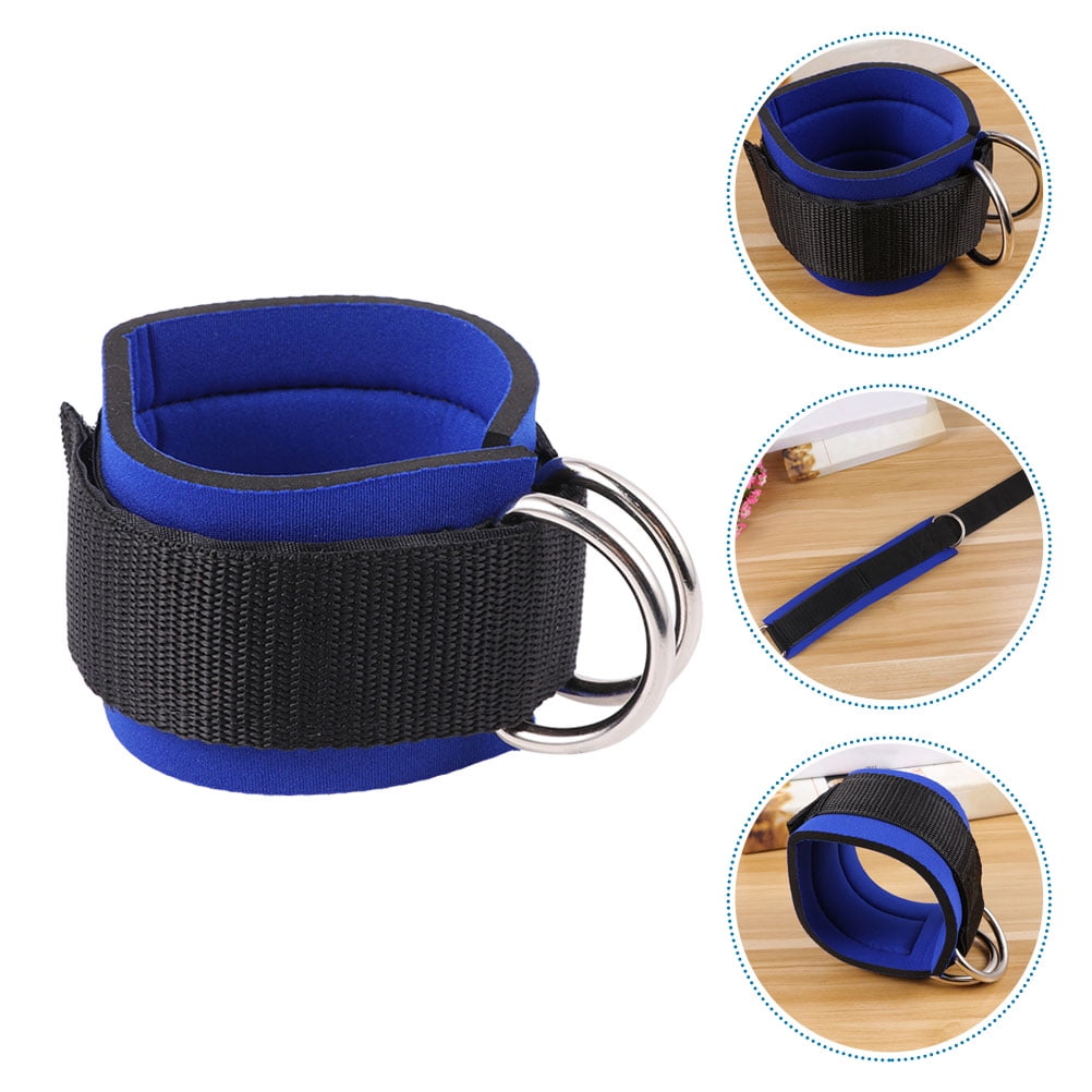 UPKOCH 1 Pair Dumbbell Straps for Feet Blue Nylon for Home Gym Use ...