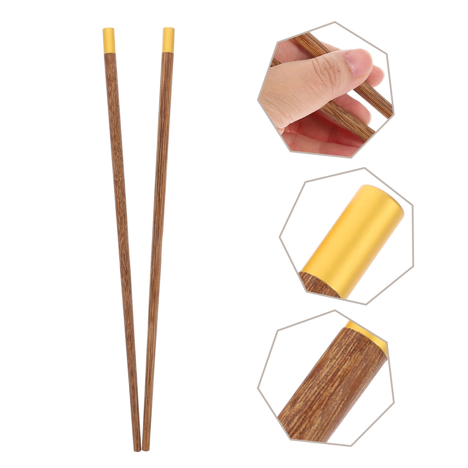 UPKOCH Chopsticks for Cooking Wood Frying Kitchen Utensils Pair ...