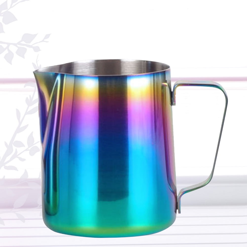UPKOCH 1 Pc Stainless Steel Latte Pitcher Practical Eagle Mouth Design ...