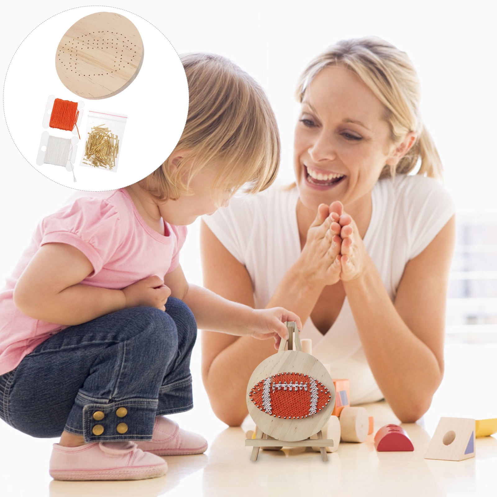 UPKOCH 1Set Nail ng Craft Kit Assorted Colors Handmade Gift Material ...