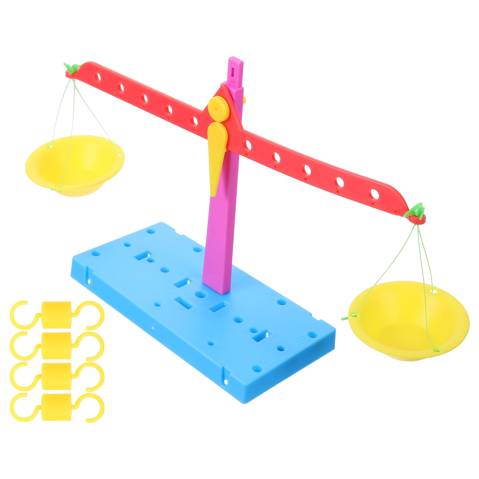 UPKOCH 1 Set of Balance Scale Toy Weighing Balance Plastic Assorted ...