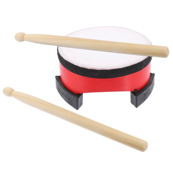 UPKOCH 1 Set of Percussion Instrument Red Faux and Wood for Kids Brain ...