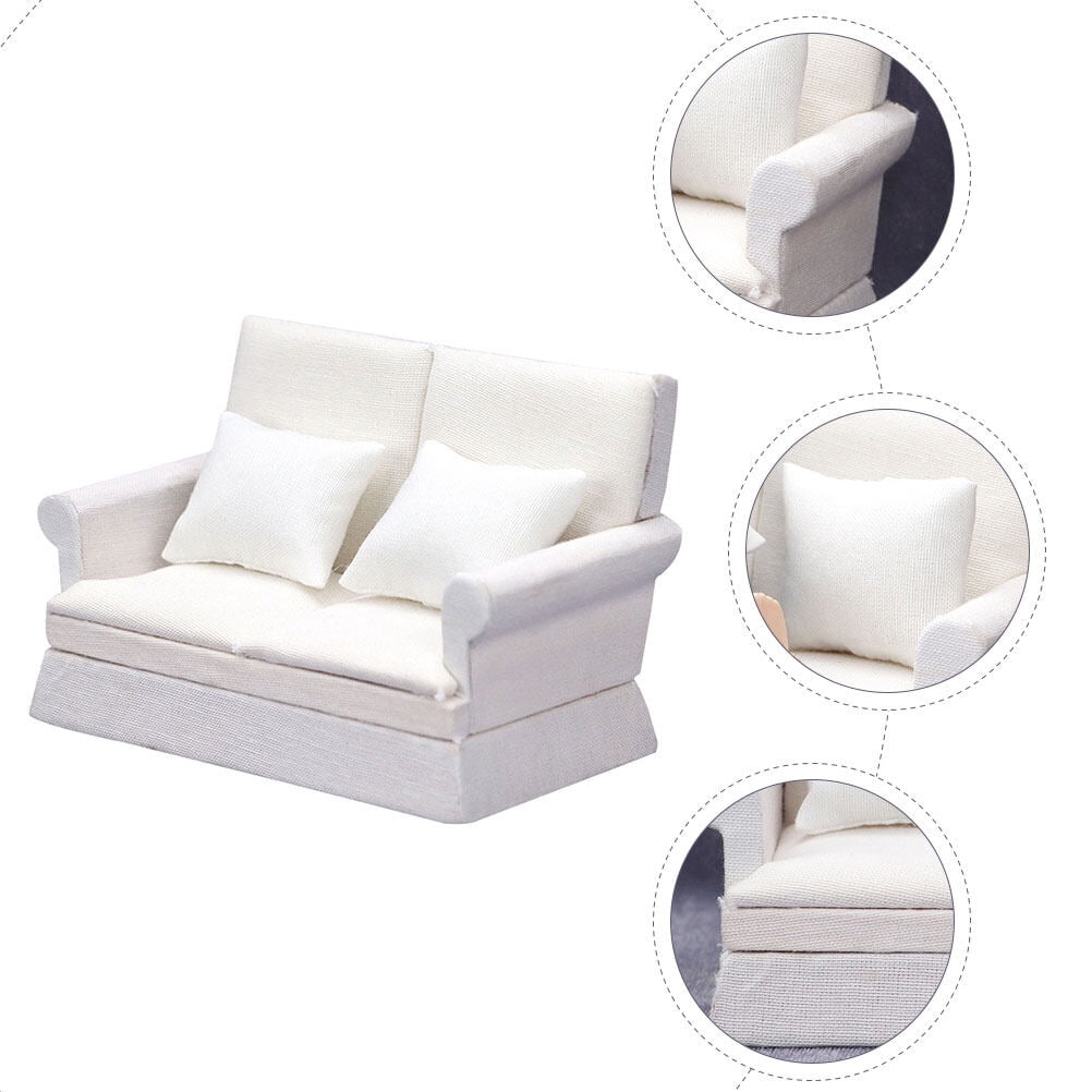 UPKOCH 1 Set of Realistic Reproduction Mini Couch Ornament for Home ...